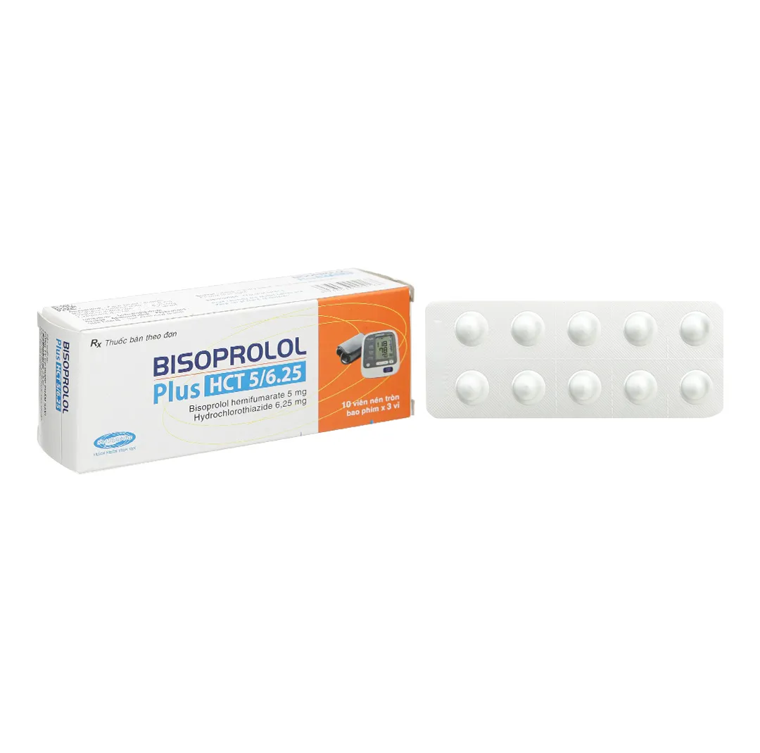 BISOPROLOL Plus HCT 5/6.25 - Khoa Dược Bệnh Viện Quân Y 7