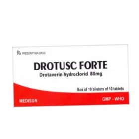 DROTAVERIN CLOHYDRAT (DROTUSC FORTE) 80MG - Khoa Dược Bệnh Viện Quân Y 7